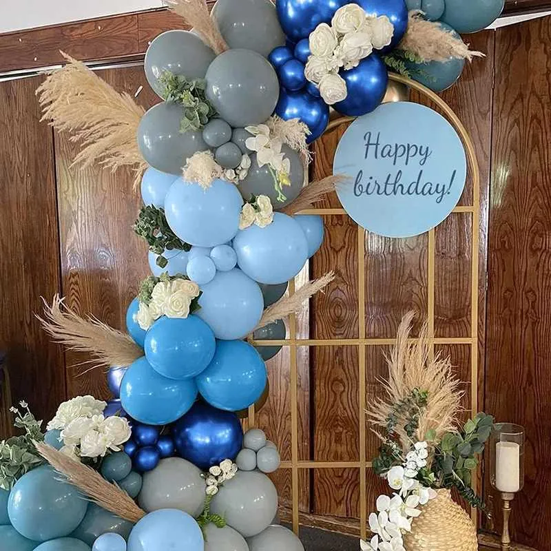 DHgate.com:Pastel Blue Balloon Garland Kit - 115Pcs Latex Balloons Arch ...