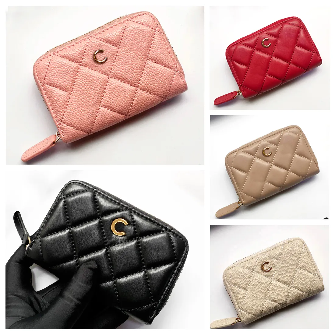 Top Quality Luxury Designer Small Wallets Womens Fashion Coin Key ...