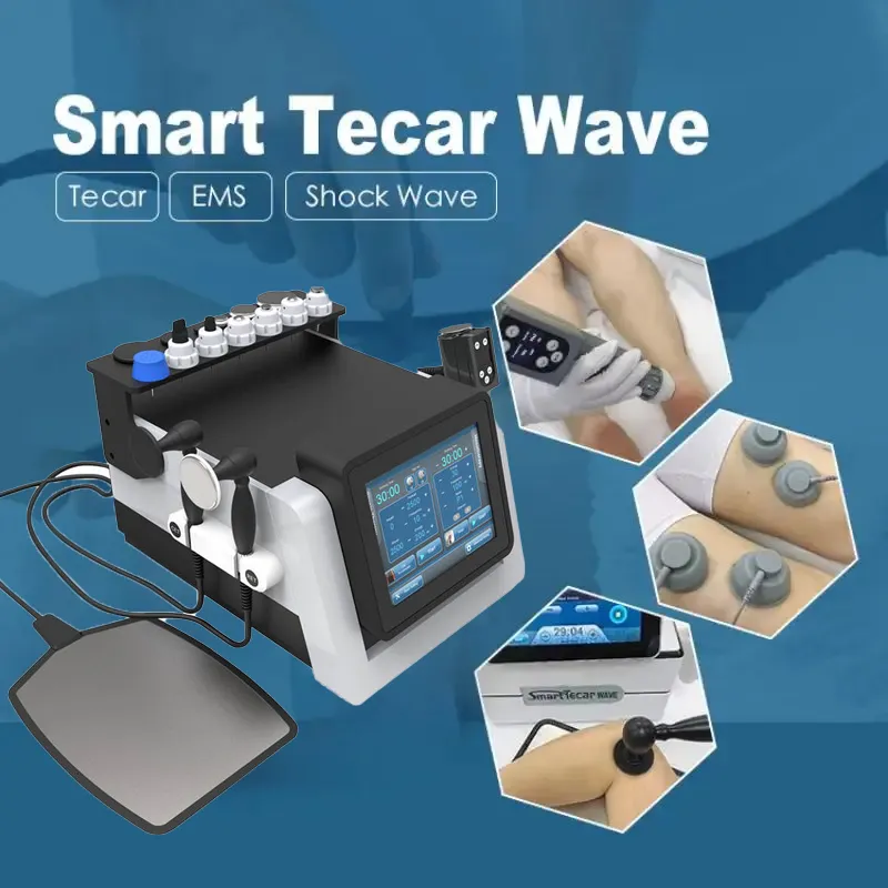 Smart Tecar Deep Heat Full Body Massager Machine CET RET Shockwave EMS ...
