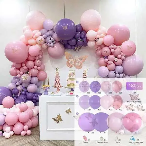 purple balloon with string