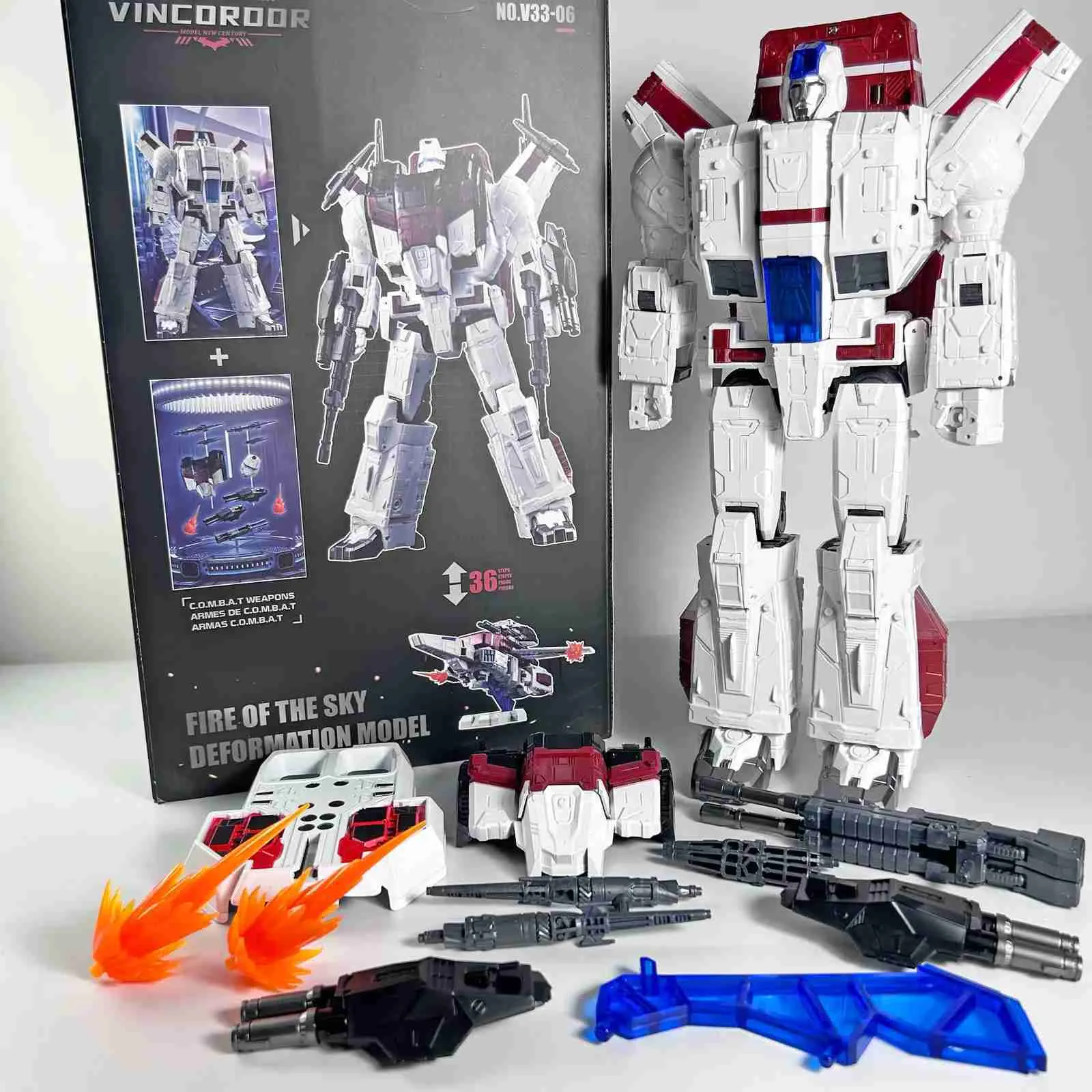 V3306 Jetfire Skyfire Robot Transformation Toy | Siege Series ...