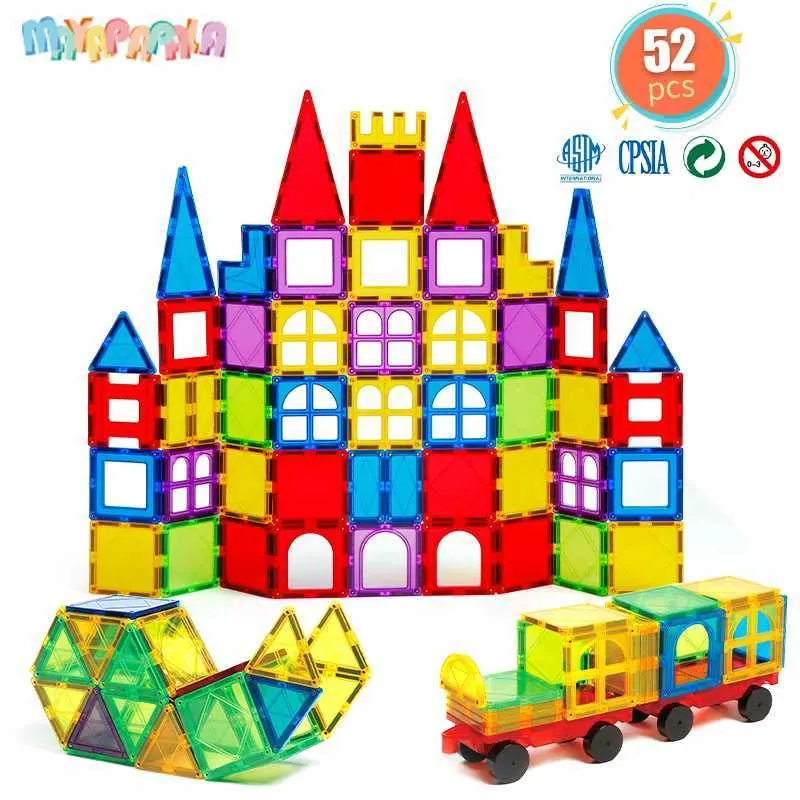 DHgate.com:5cm Magnetic Building Blocks: 52-Piece Montessori ...