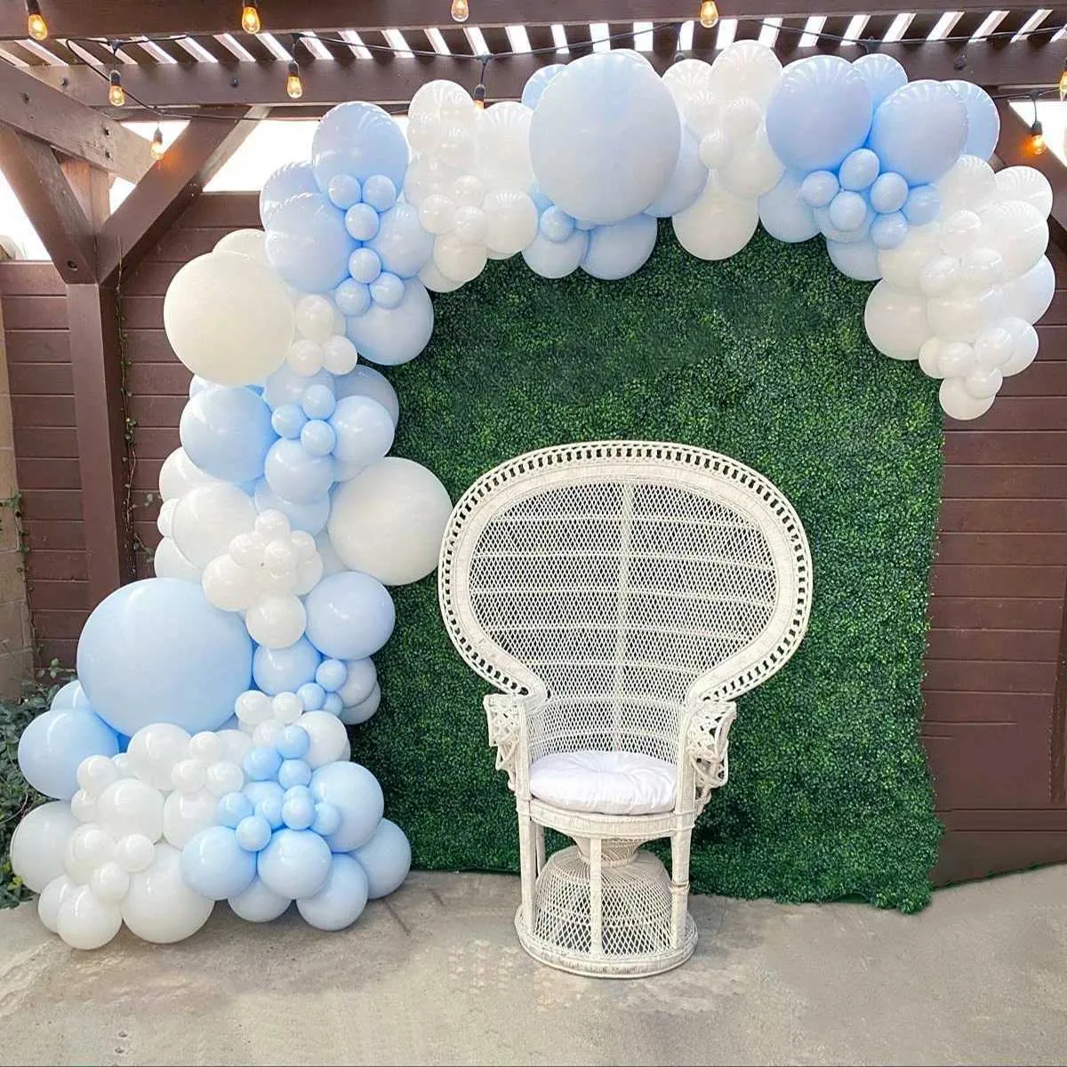 Birthday Cakes Balloons Macaron Balloon Garland Arch Kit Pastel Latex ...