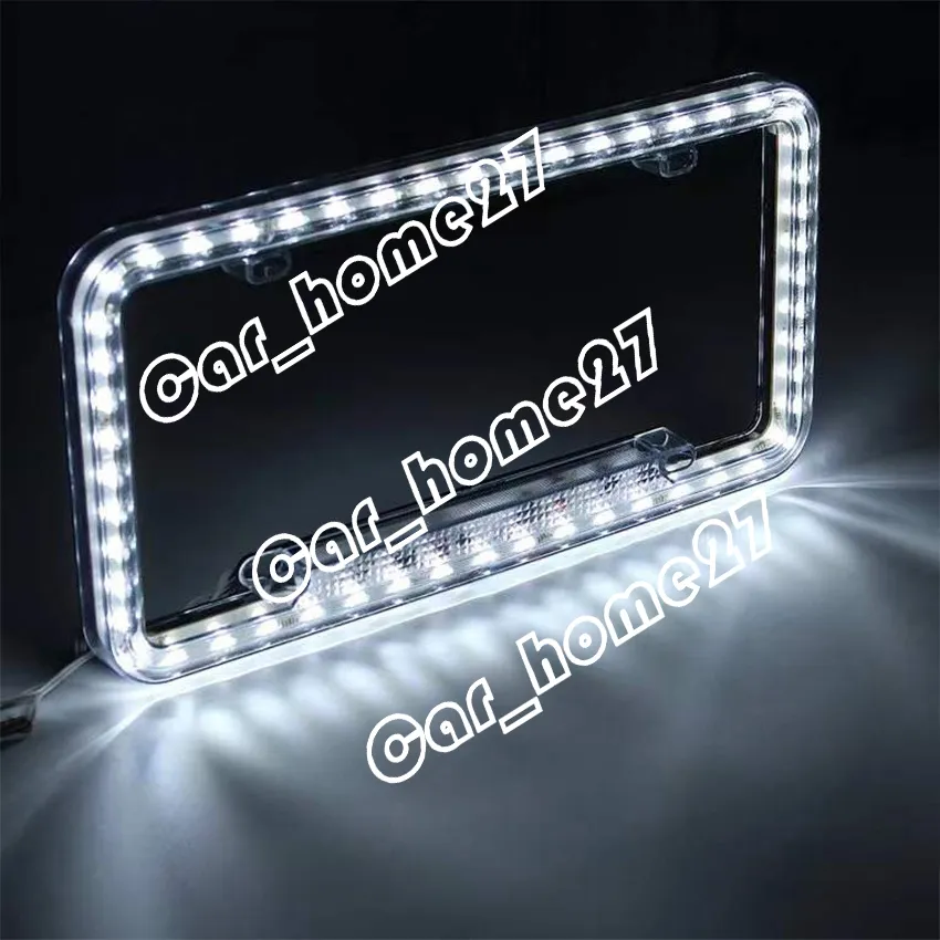Led license plate frame car store