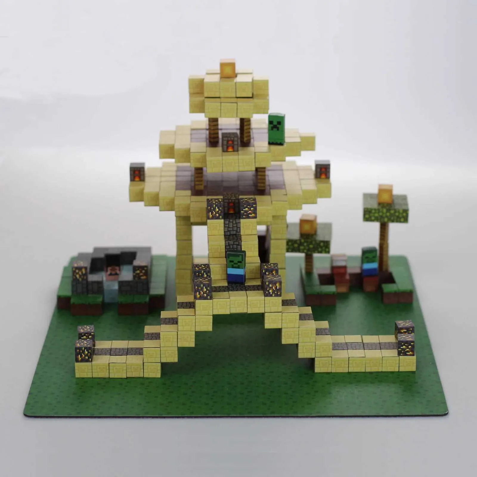 Colorful Magnetic Building Blocks Mini Castle Bricks Construction Set ...