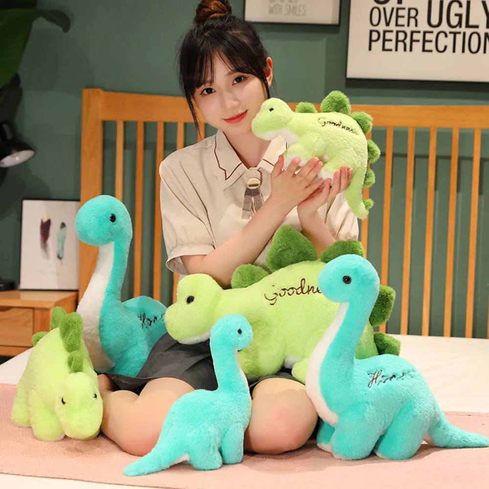 Adorable Cartoon Dinosaur Cuddly Toy Set Includes Tyrannosaurus Rex ...