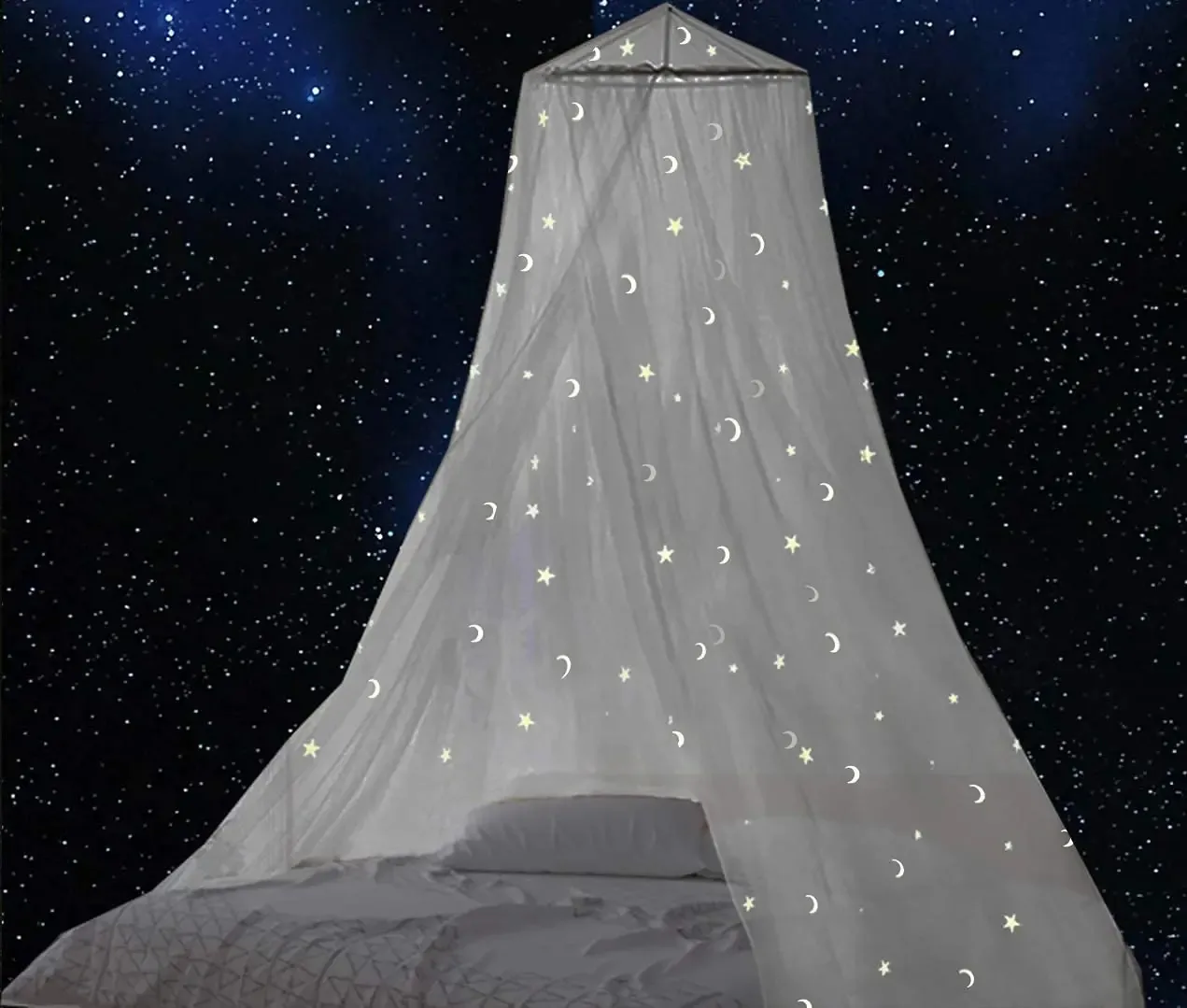 DHgate.com:Glow-in-the-Dark Fluorescent Stars Bed Canopy - Magical ...