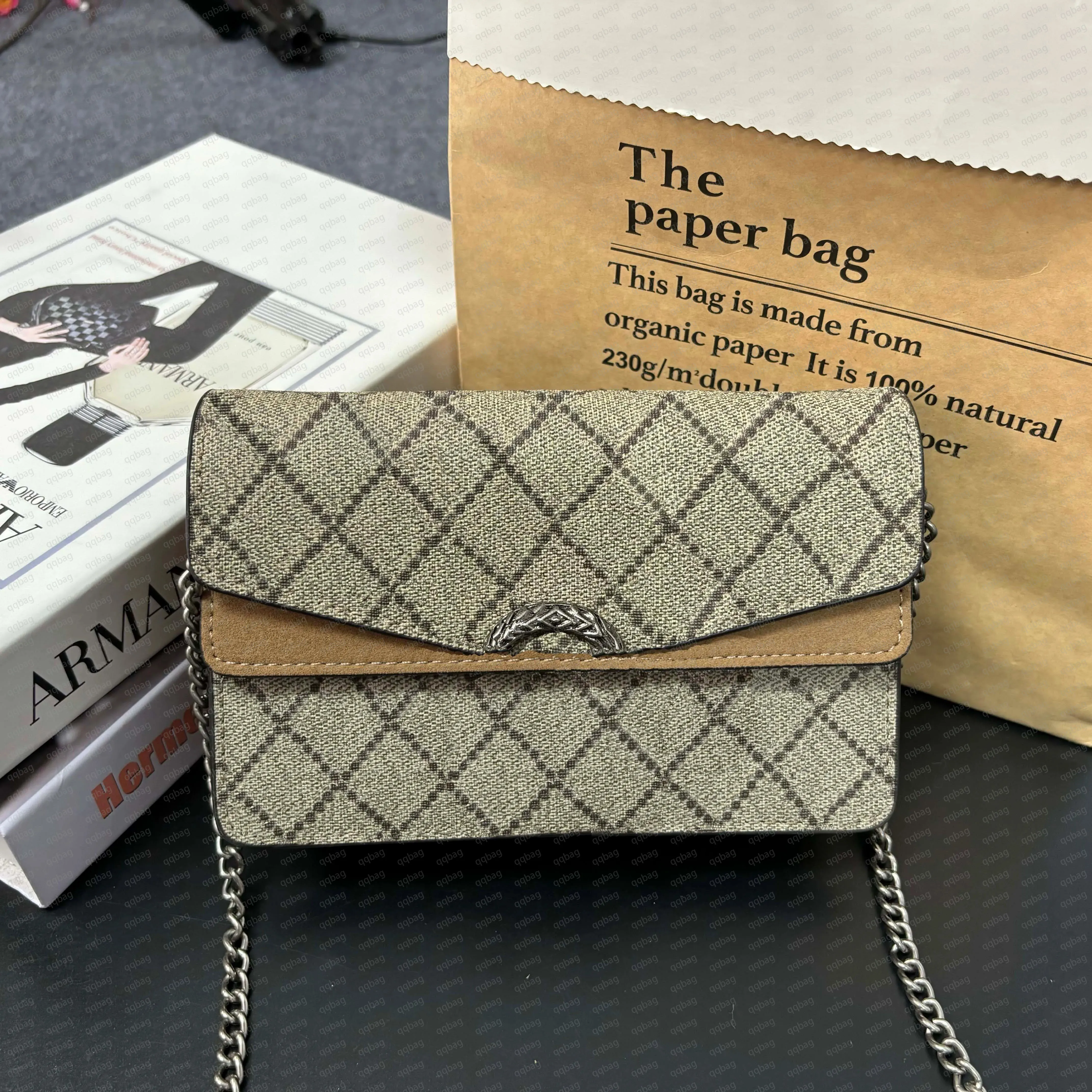 Luxury Designer Women's Handbag Date Code Fashion Chain Purse, Shoulder ...