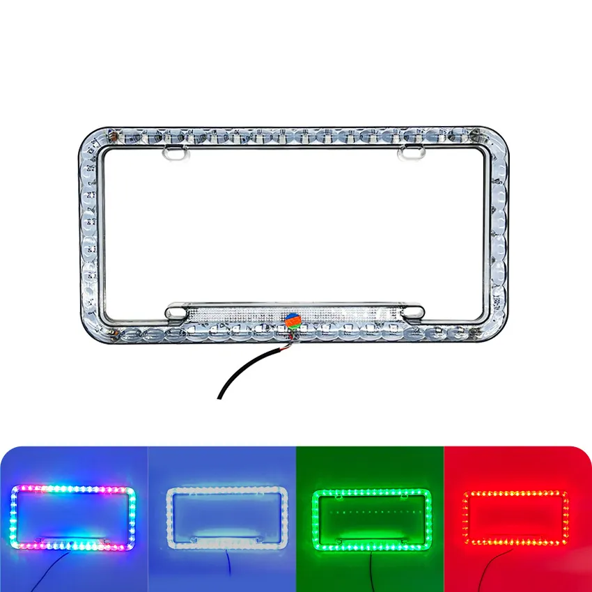 DHgate.com:2024 Acrylic License Plate Cover Frames | Customizable LED ...