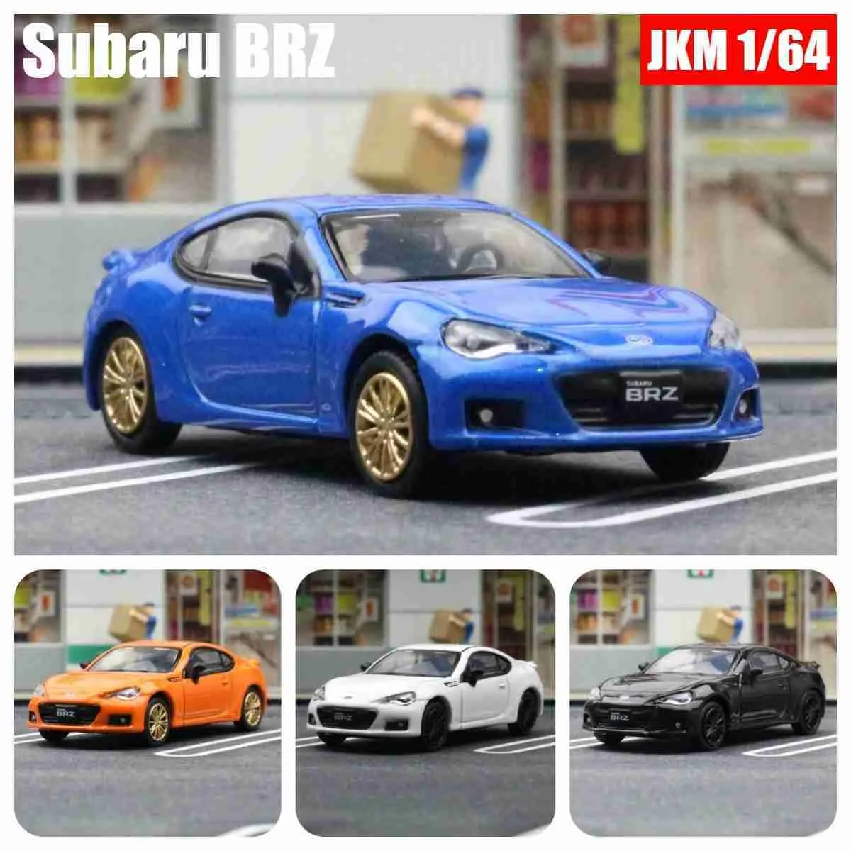 Diecast Model Cars 1 64 Subaru BRZ Miniature Model Die Cast Metal Zinc ...