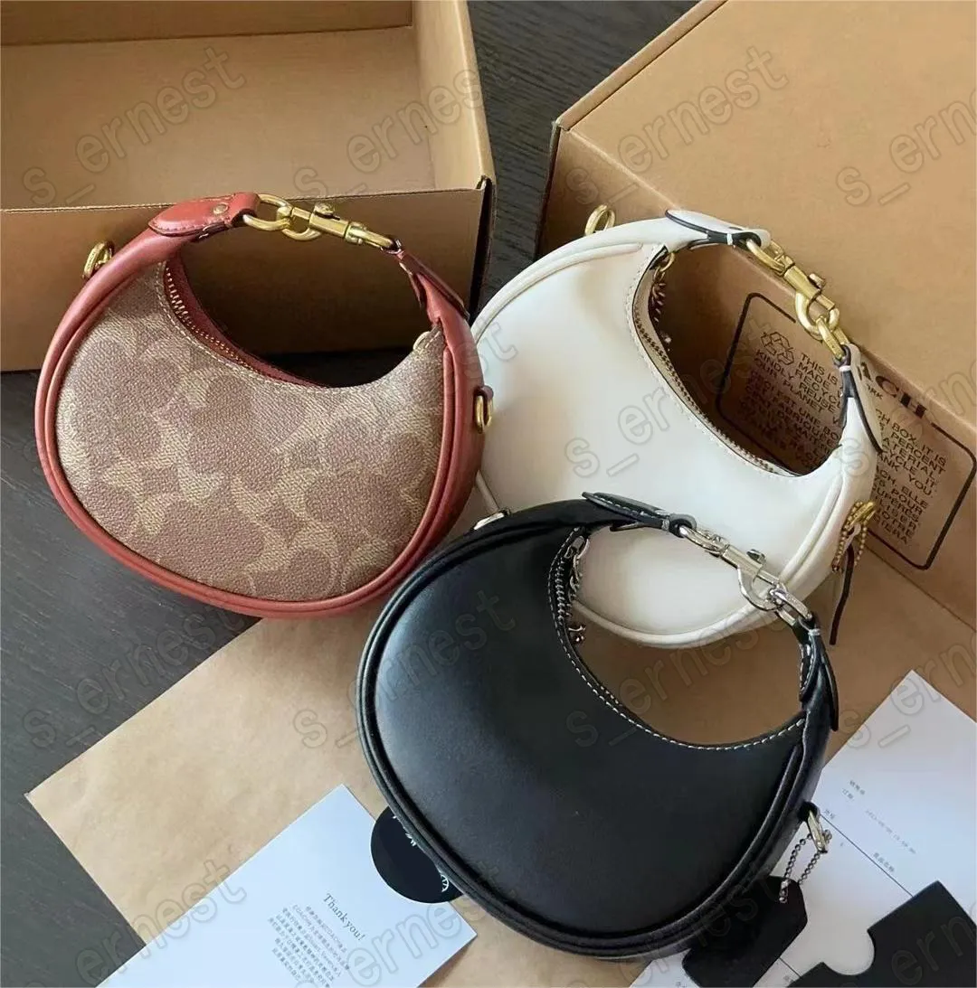 Half Moon Designer Moda Luxe Crossbody Bag With Removable Chain Strap ...