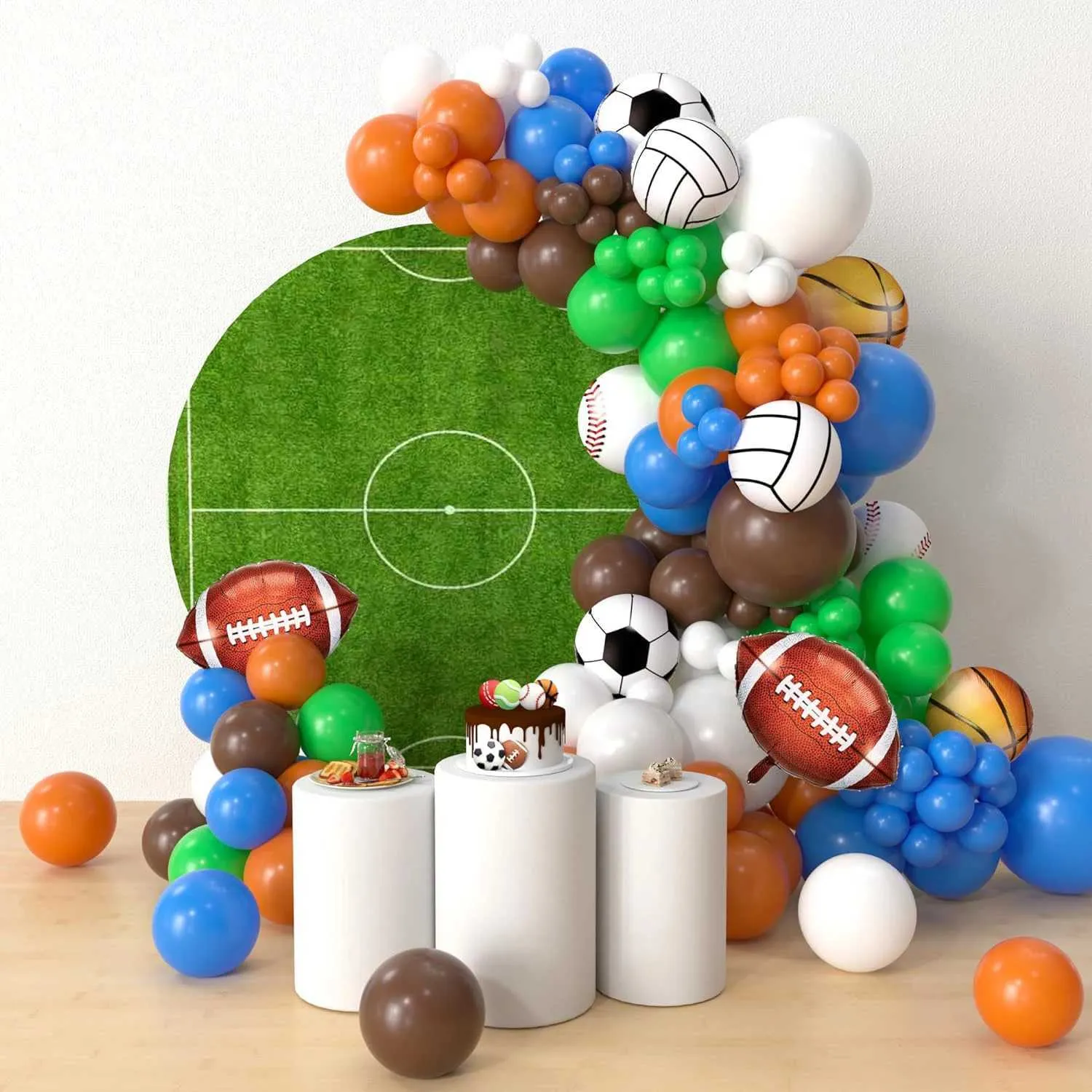 Basketball Balloon Arch Balloon Arches | Balloon Decorations