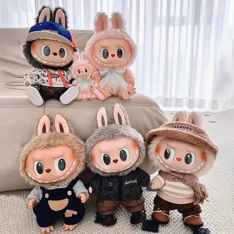 Labubu The Monsters Foreveraniem Movable Action Figure First & Third Generation Joint Cartoon ...