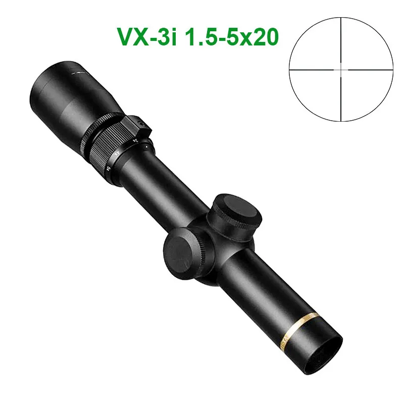 LP VX 3i 1.5 5x20 Mil Dot Riflescope Long Range Hunting Scope With ...