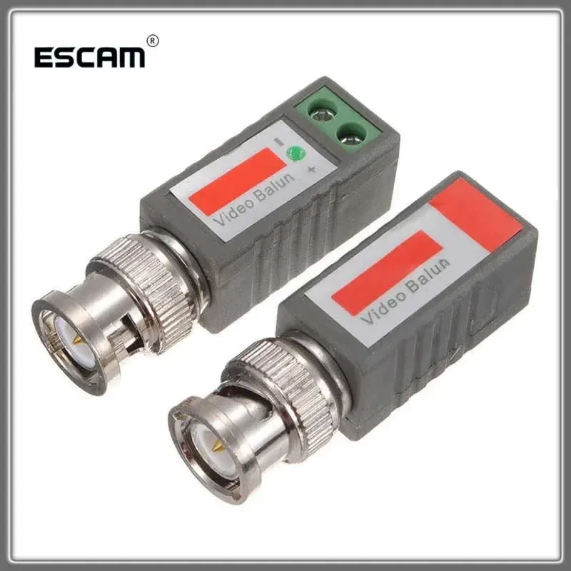 CCTV Video Balun Passive Transceivers with BNC Connectors for CAT5 UTP ...