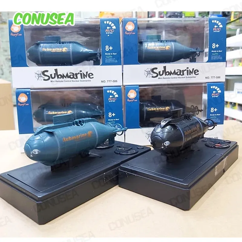 Rechargeable 6CH RC Submarine Mini Speed Boat Underwater Simulation ...