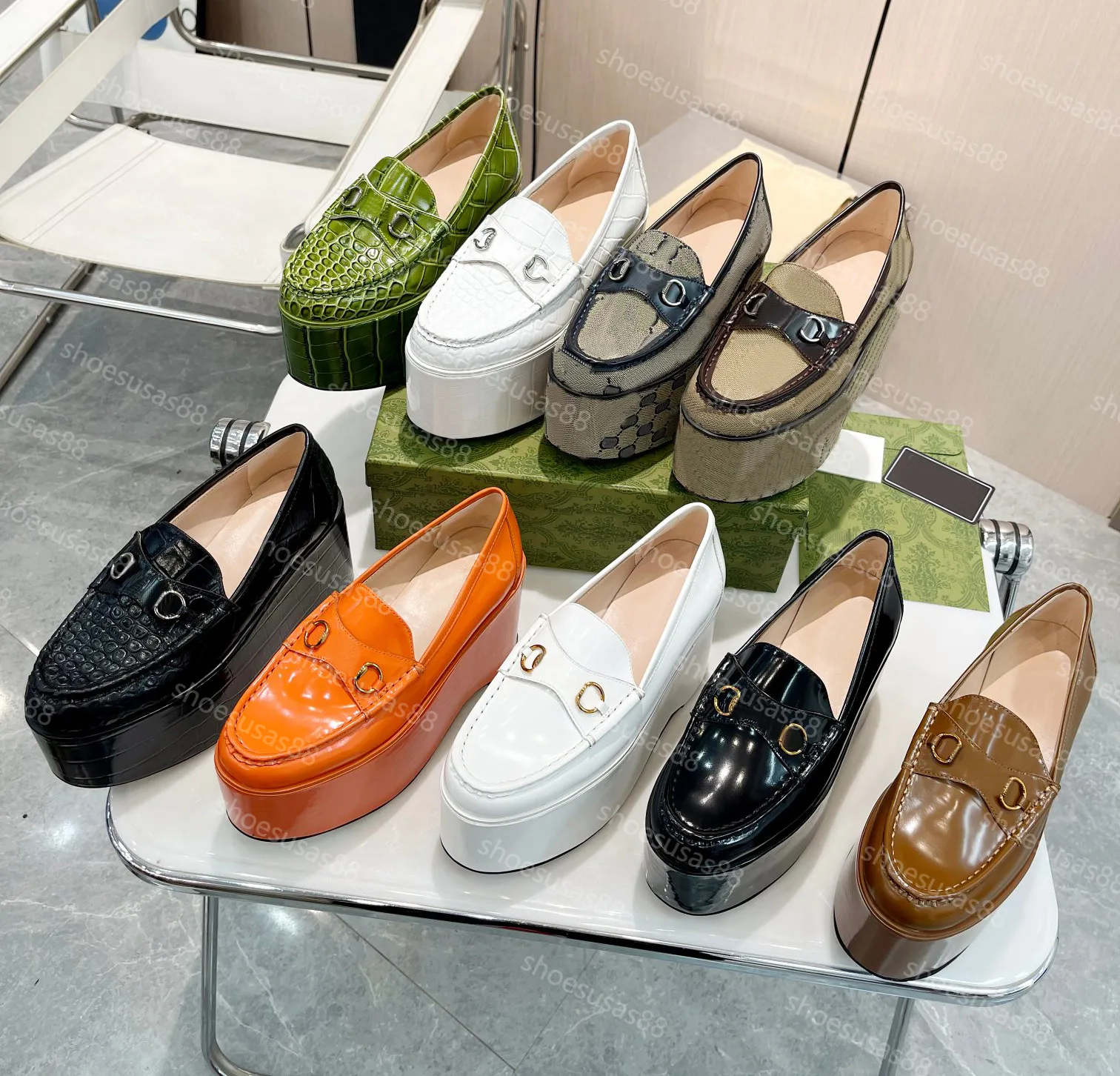 Wholesale Designer Loafer Mules: High Heel Platform Sandals For Women ...