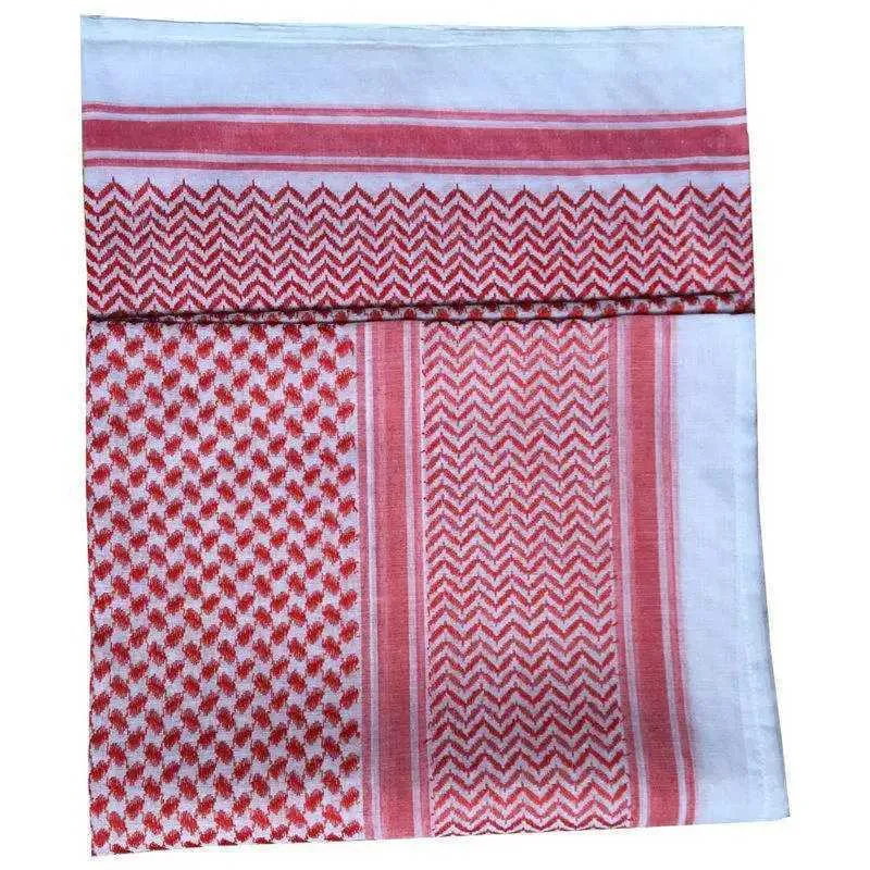 Durag Scarf Mens Arab Bandana Headwear Islamic Print Cotton Blend 22x22 ...