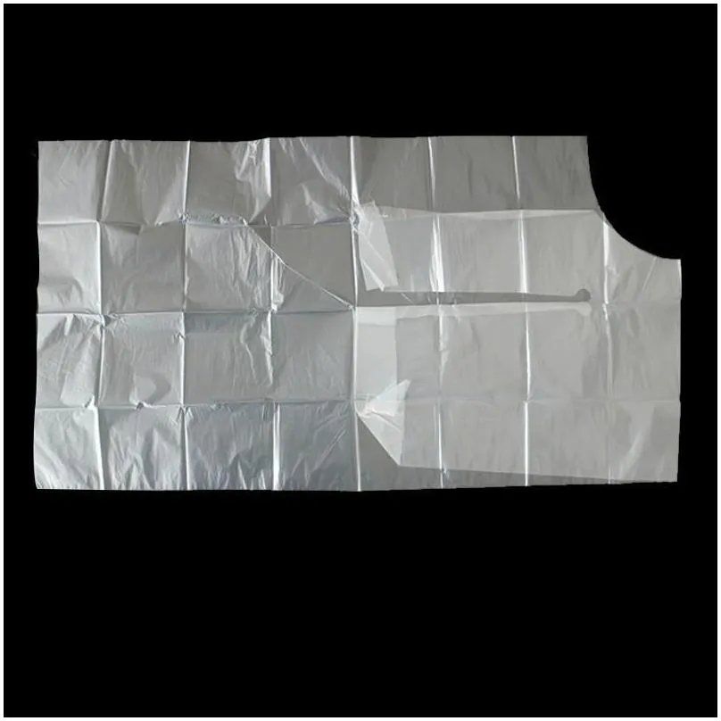 DHgate.com:Waterproof Disposable Haircut Capes - 100 Pack Black ...