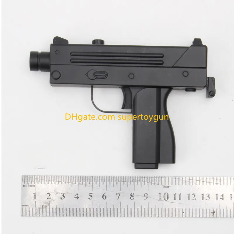 MIni UZI Foldable Metal Toy Gun Soft Bullets Exquisite Model Portable Look Real Collection ...