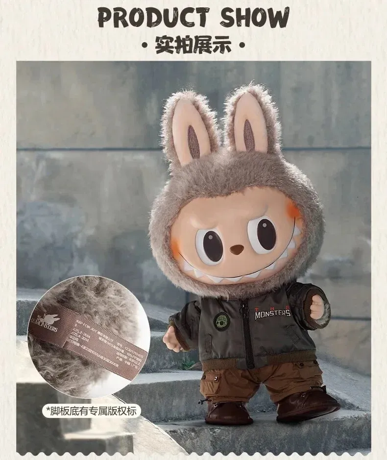 Labubu Monster Action Figure - Movable Joints, First & Third Gen ...