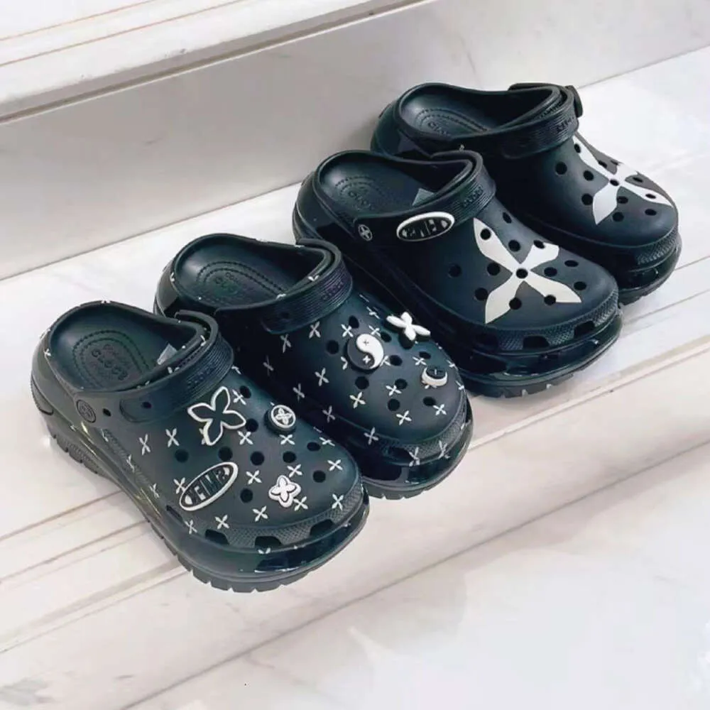 SMFK Light Wheel Hole Schuhe Wei Chen Gleiche Dicke Sohle Erhöhte Outwear Mischung Match ...