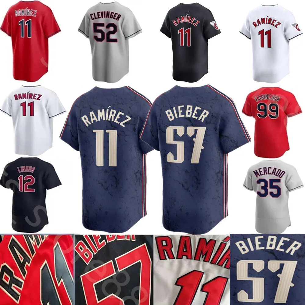 Custom 100 Polyester Baseball Shirts Featuring Jose Ramirez, Emmanuel ...