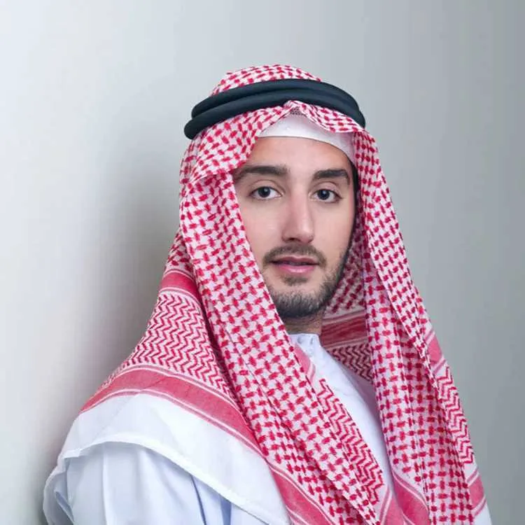 Durag Scarf Mens Arab Bandana Headwear Islamic Print Cotton Blend 22x22 ...