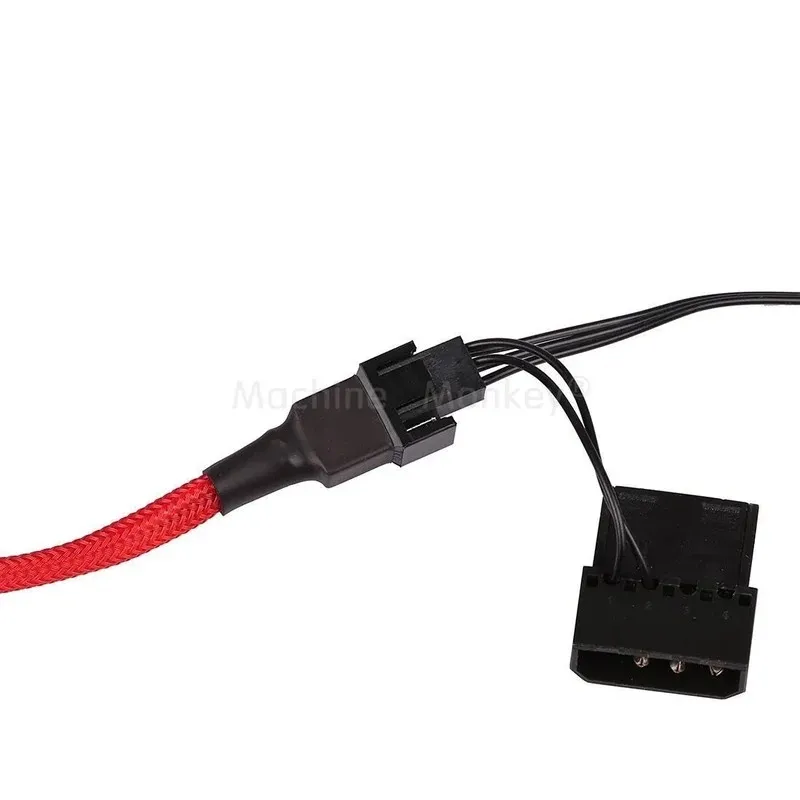 Computer Fan Cable Extension Cooler Female To PWM Male Cooling 4Pin ...