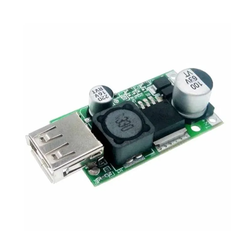 DC 5V USB Charger Module: Step Down Buck Converter Board, 9V 48V To 5V ...