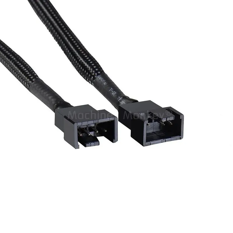 Computer USB Fan Cable Extension: 4 Pin Fan Connector Female To PWM ...