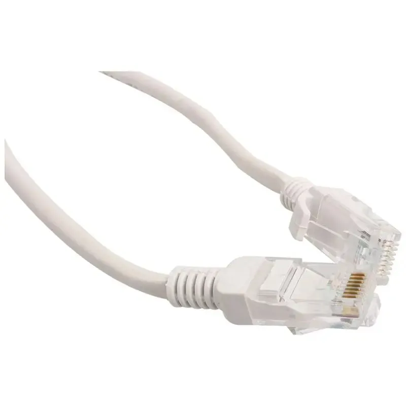ESCAM Cat5 Ethernet Network Cables 20m LAN Patch Leads Gray And White ...