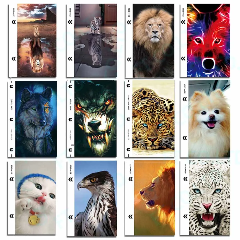 Custom 3D Embossed Back Lenticular Stickers With Transparent, Luminous ...