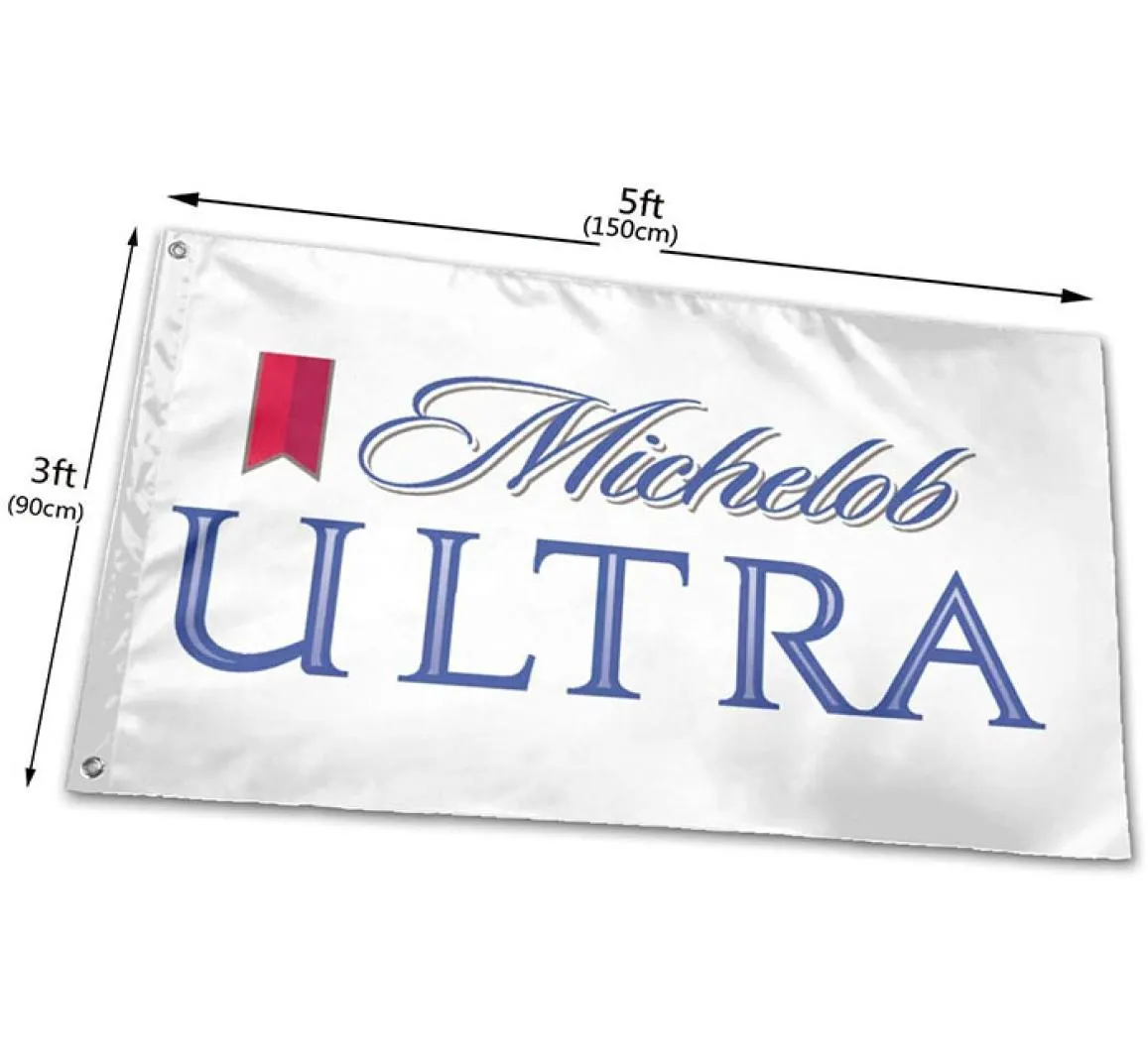 Michelob Ultra Flag 150x90cm, 3x5ft Digital Print, 100D Polyester ...