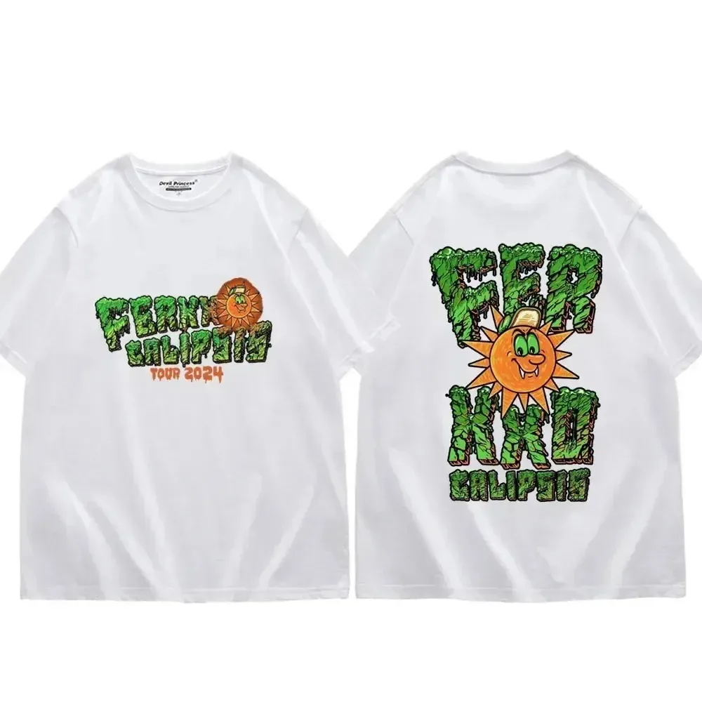 Feid Music Album Streetwear T Shirts Ferxxocalipsis World Tour Graphic ...