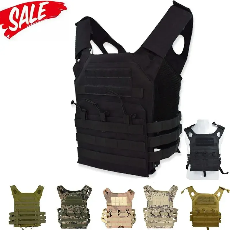 JPC Tactical Molle Plate Police Tac Vest Outdoor Color Bullet Air Gun ...