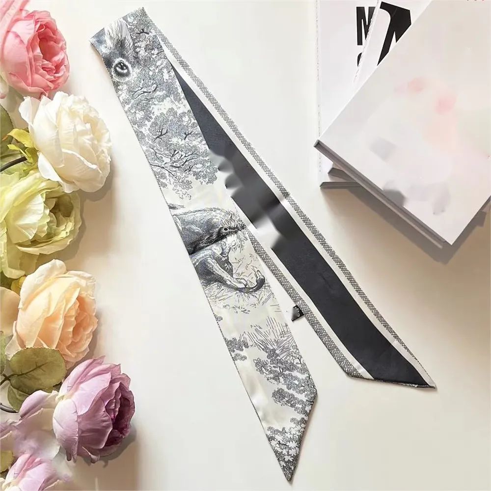 DHgate.com:24style Fashion Designer Letters Print Bags Scraf Silk ...