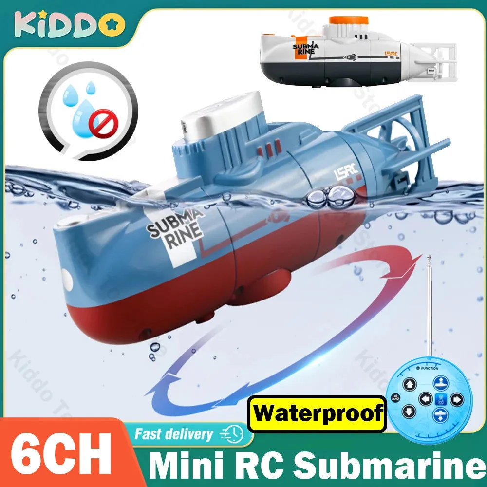 Waterproof Mini RC Submarine Diving Toy With Grundfos Go Remote Perfect ...