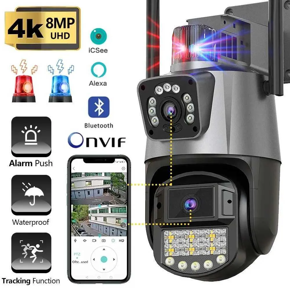DHgate.com:20248MP Dual Lens PTZ IP Camera, 4K Wireless Outdoor ...