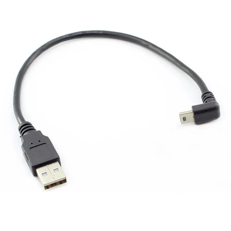 Mini USB data cable data cable Elbow 90 Degree Right Angle T-Port Cable ...