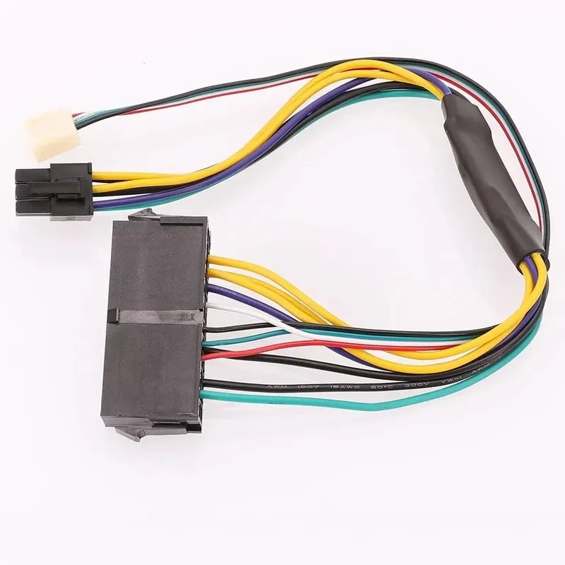 24 Pin Power Supply ATX To Motherboard Adapter Cable 30cm, Dual 6 Pin ...