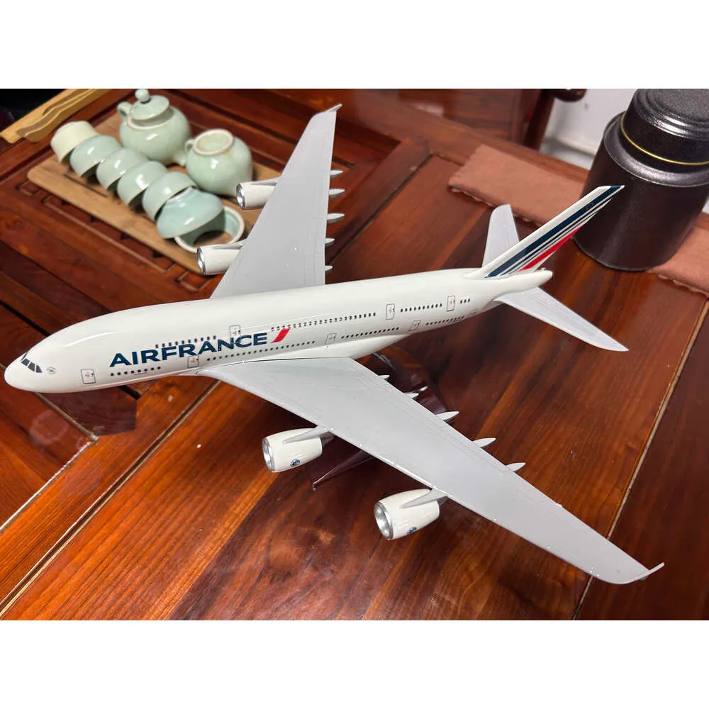 L260114 Airbus A380 Air France Diecast Model Plane 1:160 Scale Plastic ...
