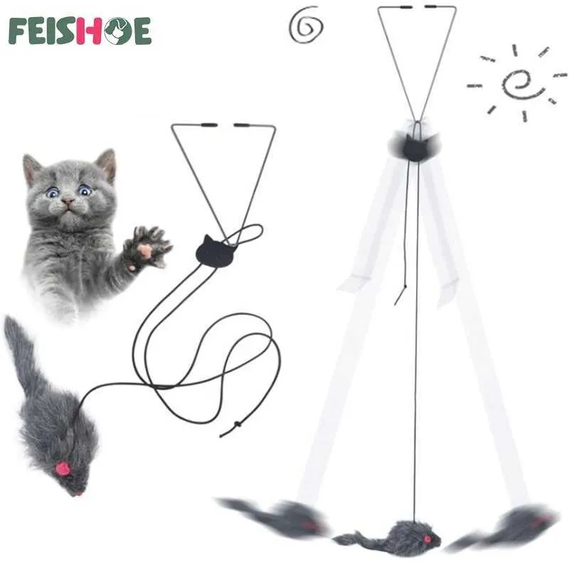 DHgate.com:UpgradedInteractive Cat Toy with Hanging Clip and Elastic ...