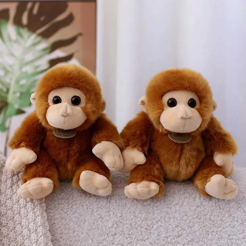 brown monkey plush