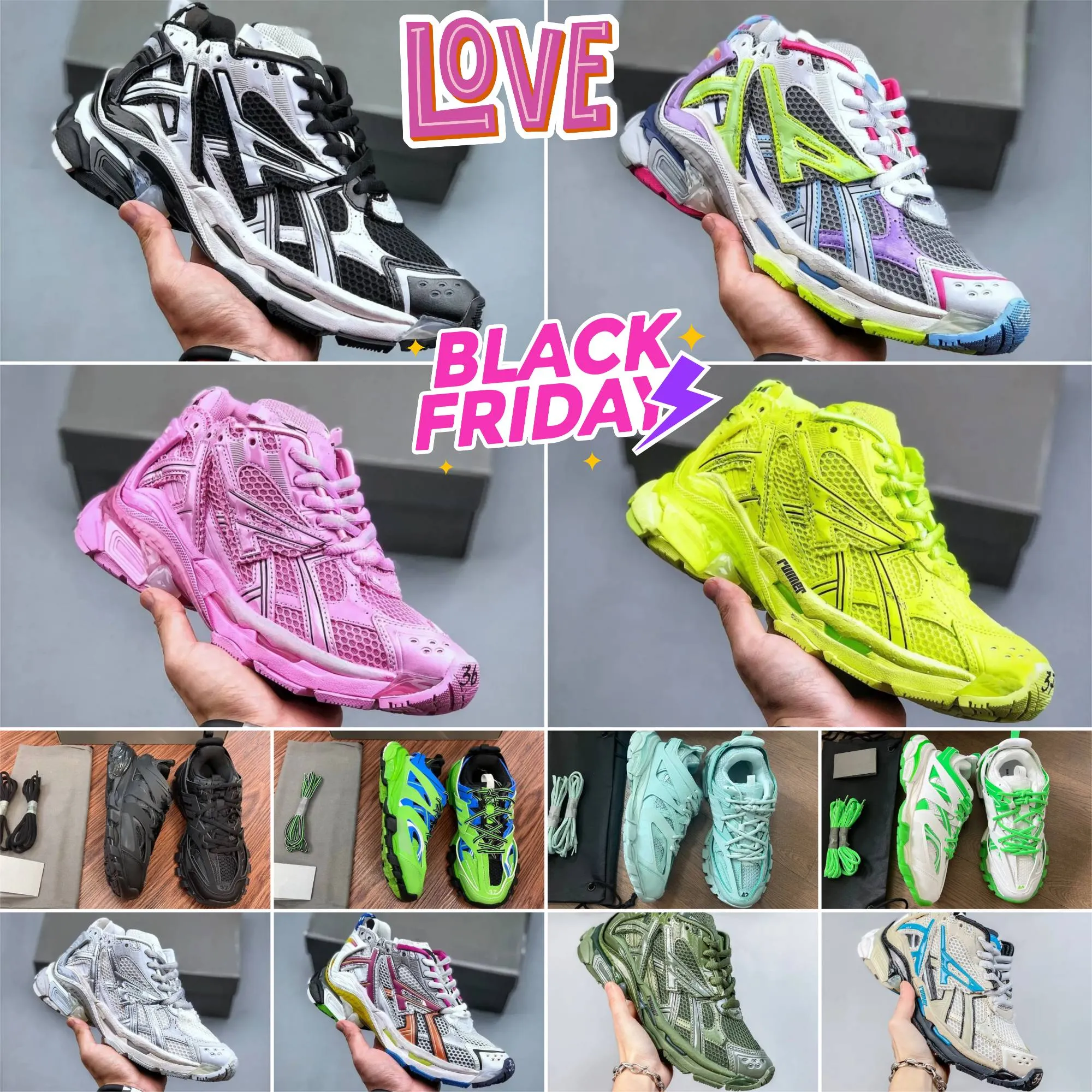 2024 Designer Runner 7 Track 3.0: Casual Sneakers Für Männer Frauen ...