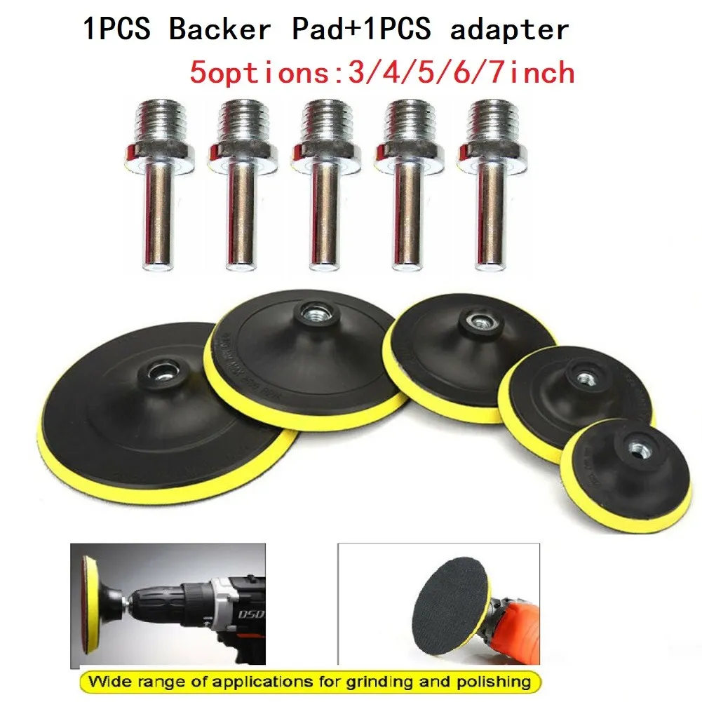 3/4/5/6/7 inch Sanding Disc Backing Pad Self-Adhesive for Air Sander ...