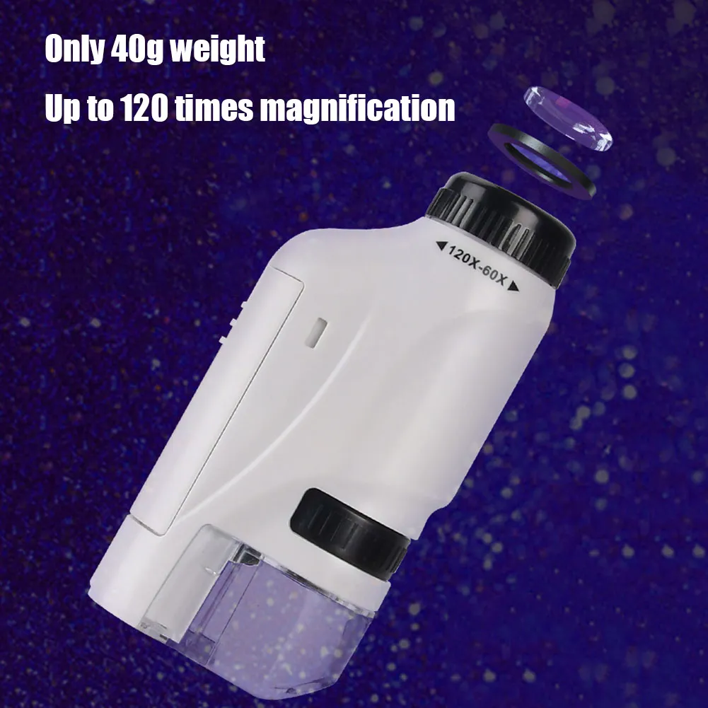 DHgate.com:Handheld Microscope with LED Light, 60X-120X Magnification ...