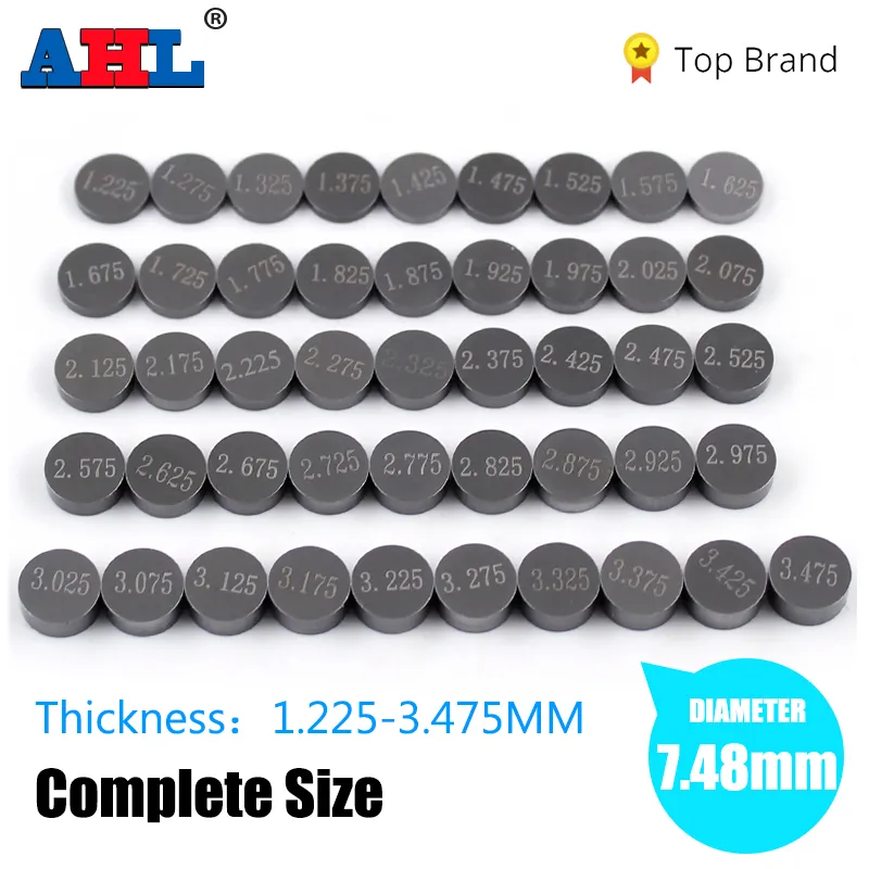 Motorcycle Engine Valve Gasket Shim Kit 7.48mm Adjustable Shims for ...