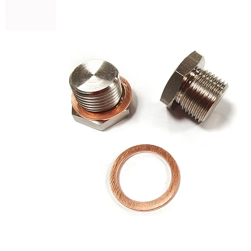 M18 x 1.5 Premium Stainless Steel O2 Oxygen Sensor Plug with Gasket ...