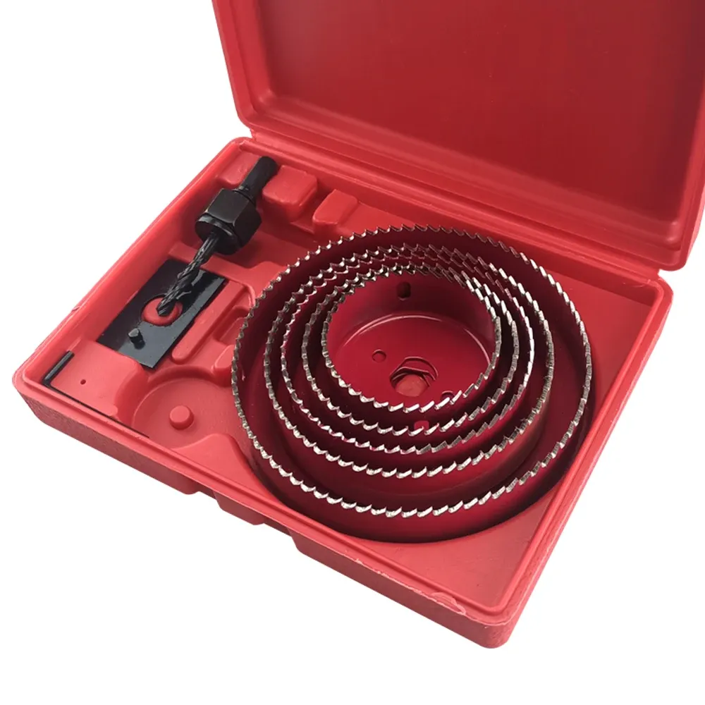 DHgate.com:19-127mm HSS Hole Saw Set with Carbide Teeth for Wood, Metal ...